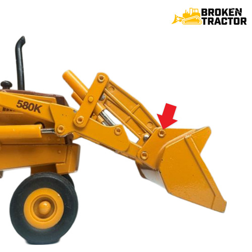 Case Upper Loader Bucket Pin | Broken Tractor | D129257