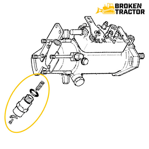 Electric Fuel Shut-Off Solenoid for Case / Ford New Holland