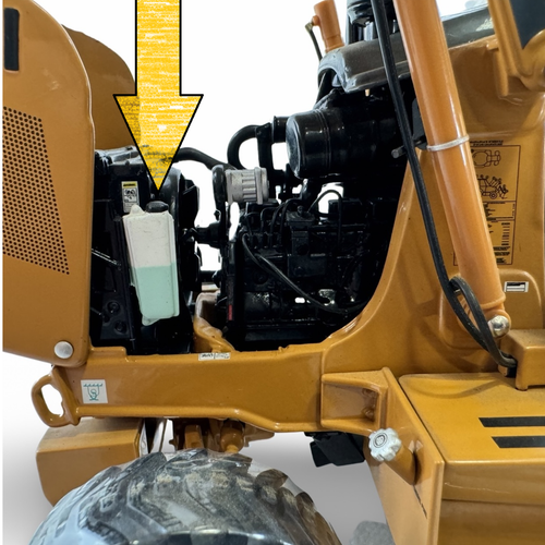 Case Backhoe Coolant Recovery Tank | Broken Tractor