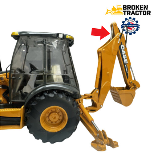 Case 580 Super N Backhoe Hydraulic Dipper Cylinder | Broken