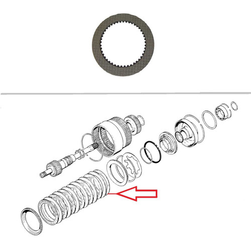 Forward Drive Clutch Disc for John Deere Reverser Transmissi