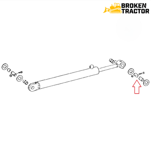 Boom Cylinder Rod Pin | Broken Tractor | T125944