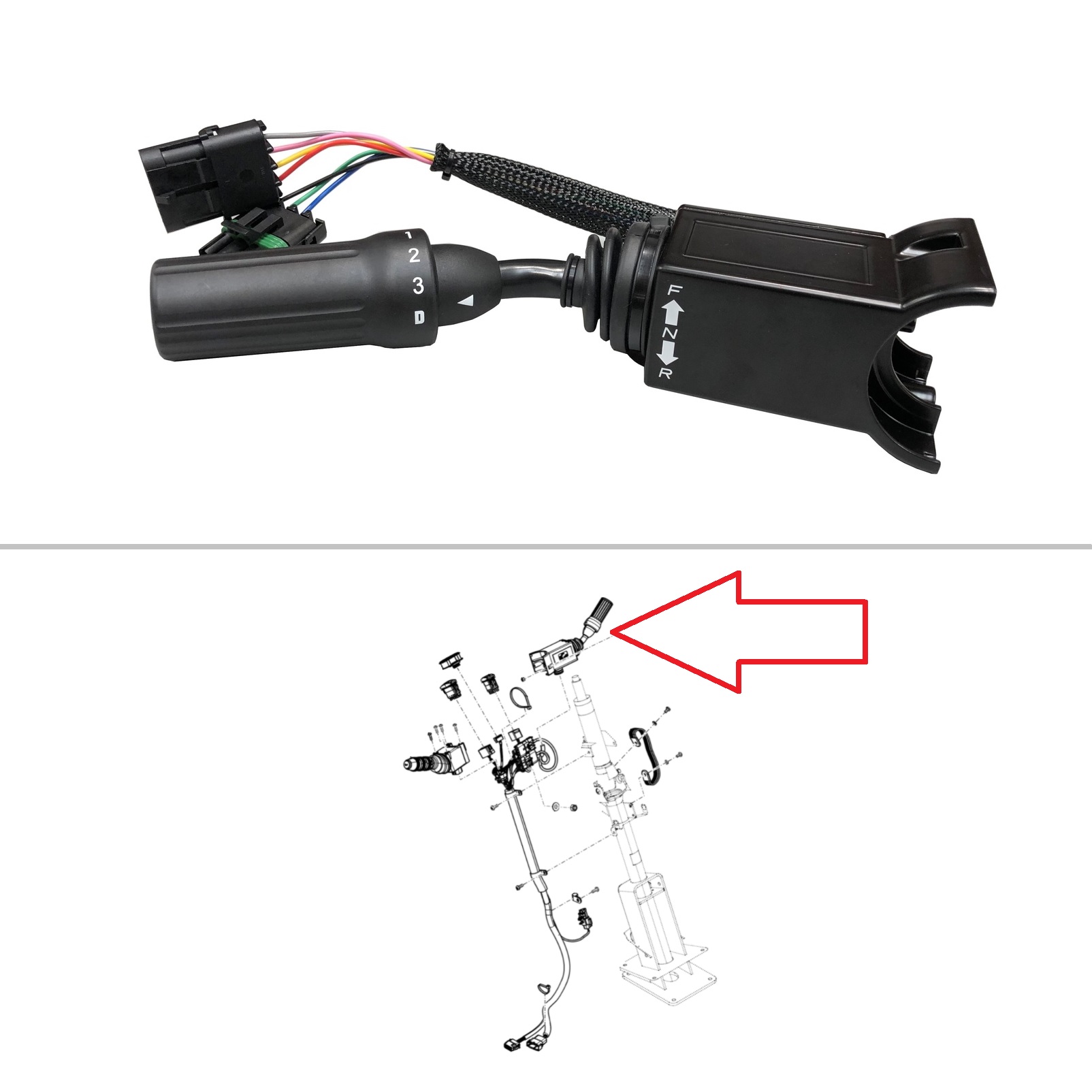 Case Wheel Loader Transmission Shifter