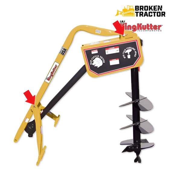 King Kutter Post Hole Digger Pin Set -- 570101 | Broken Trac