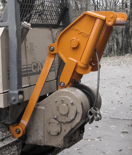Case 850G Log Arch with Winch Fairleads (Carco 30 Winch) | B