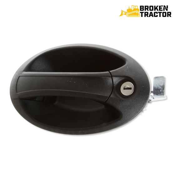 JCB Left Door Handle Assembly w Lock 135, 150T, 155 | Broken