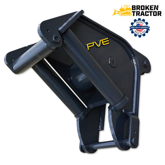 Log Arch Head with Rollers - Broken Tractor LLC