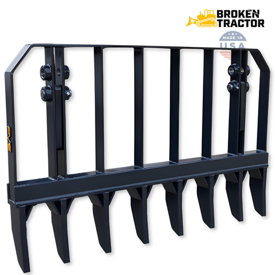Dozer 7 Wide Root Rake Attachment Pve Brand Made In Usa