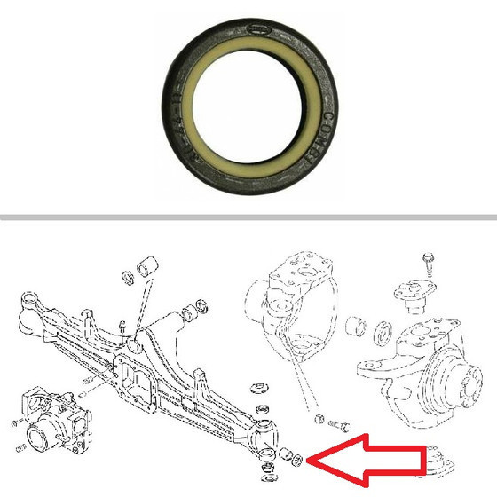 Volvo Backhoe Front Axle Housing Seal -- 11988556 | Broken T