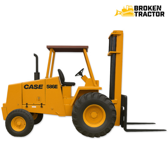 Case 586E Rough Terrain Forklift | Broken Tractor