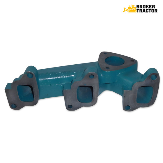 Ford Tractor Vertical Exhaust Manifold - 3 Bolt Flange | Broken Tractor