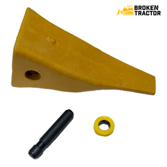 Cat Bucket Penetration Tooth, Pin, Keeper | Broken Tractor