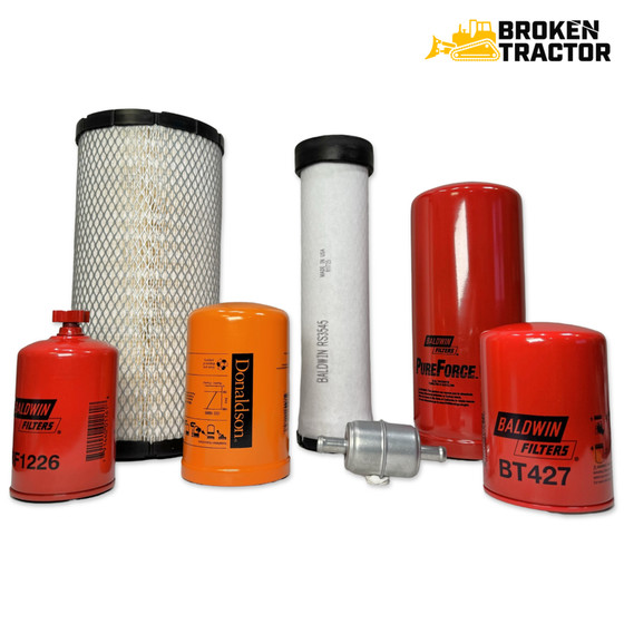 Case 590 Super L-II Filter Kit | Broken Tractor | J908616, 2