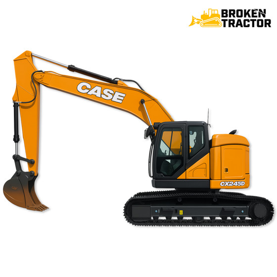Case CX245D SR Excavator – Parts, Specs