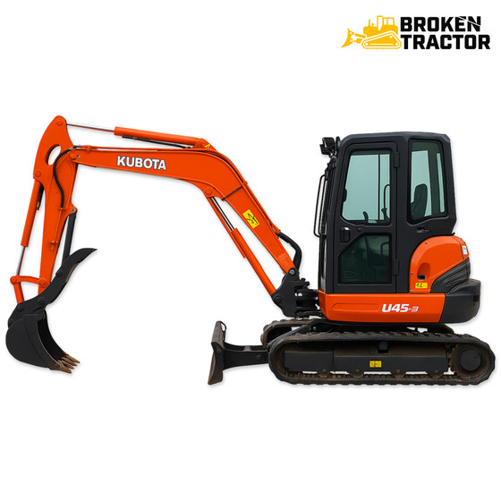 Kubota U45-3 Mini Excavator | Parts, Specs & Maintenance Tip