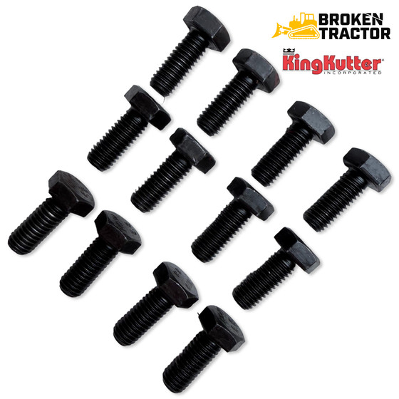 Bolt (M8-16, 12 Pack) for King Kutter TG, TG-G & RTG Side Ge