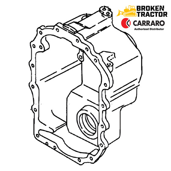 Case Rear Transmission Housing | Broken Tractor | 181201A1,