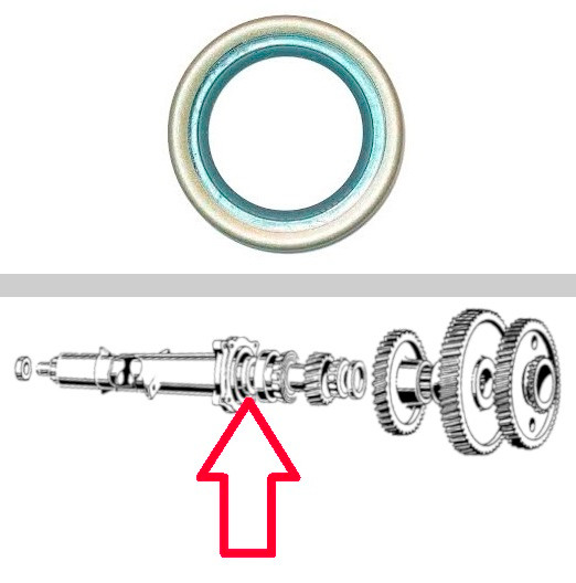 Ford Tractor 4-Speed Transmission Oil Seal -- 8N7052A2 | Bro