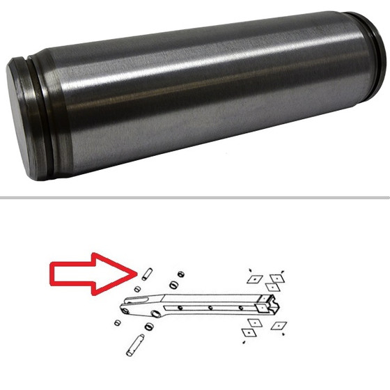Case Backhoe Pin, Dipper Cylinder to Dipper Arm | Broken Tra