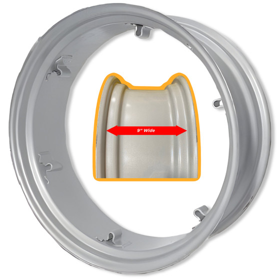 Ford Tractor Rear Wheel Outer Rim (Fits 8N, Jubilee, 600, an
