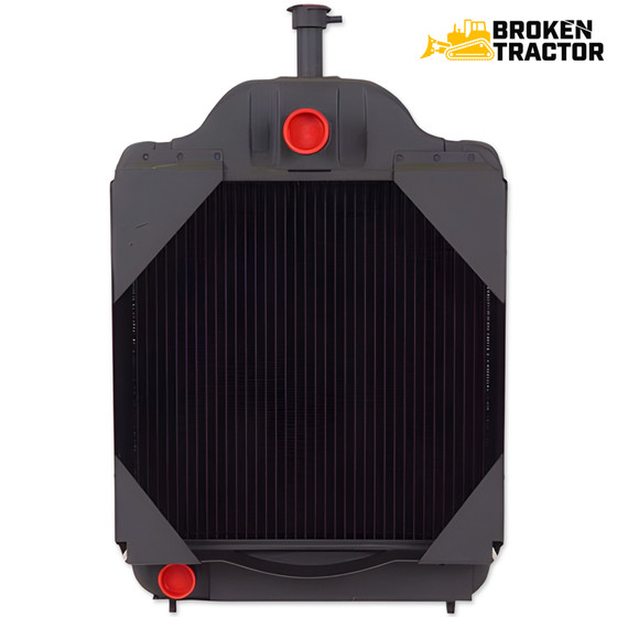 Case 480C Backhoe Radiator with Fan Shroud | Broken Tractor