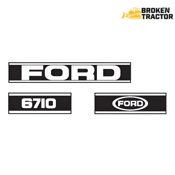 Ford 6710 Decal Set -- S.8433 | Broken Tractor
