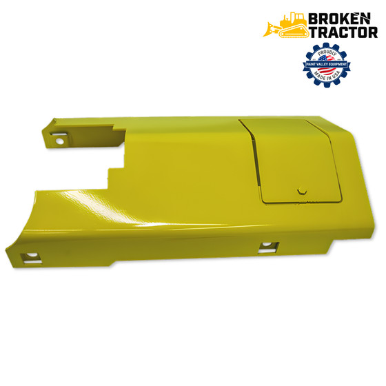 Front Left Track Frame Cover JD 700J, 700K Dozers | Broken T