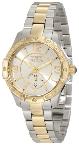 Invicta Women's 0262 II Collection Diamond Accented Stainless Steel Watch