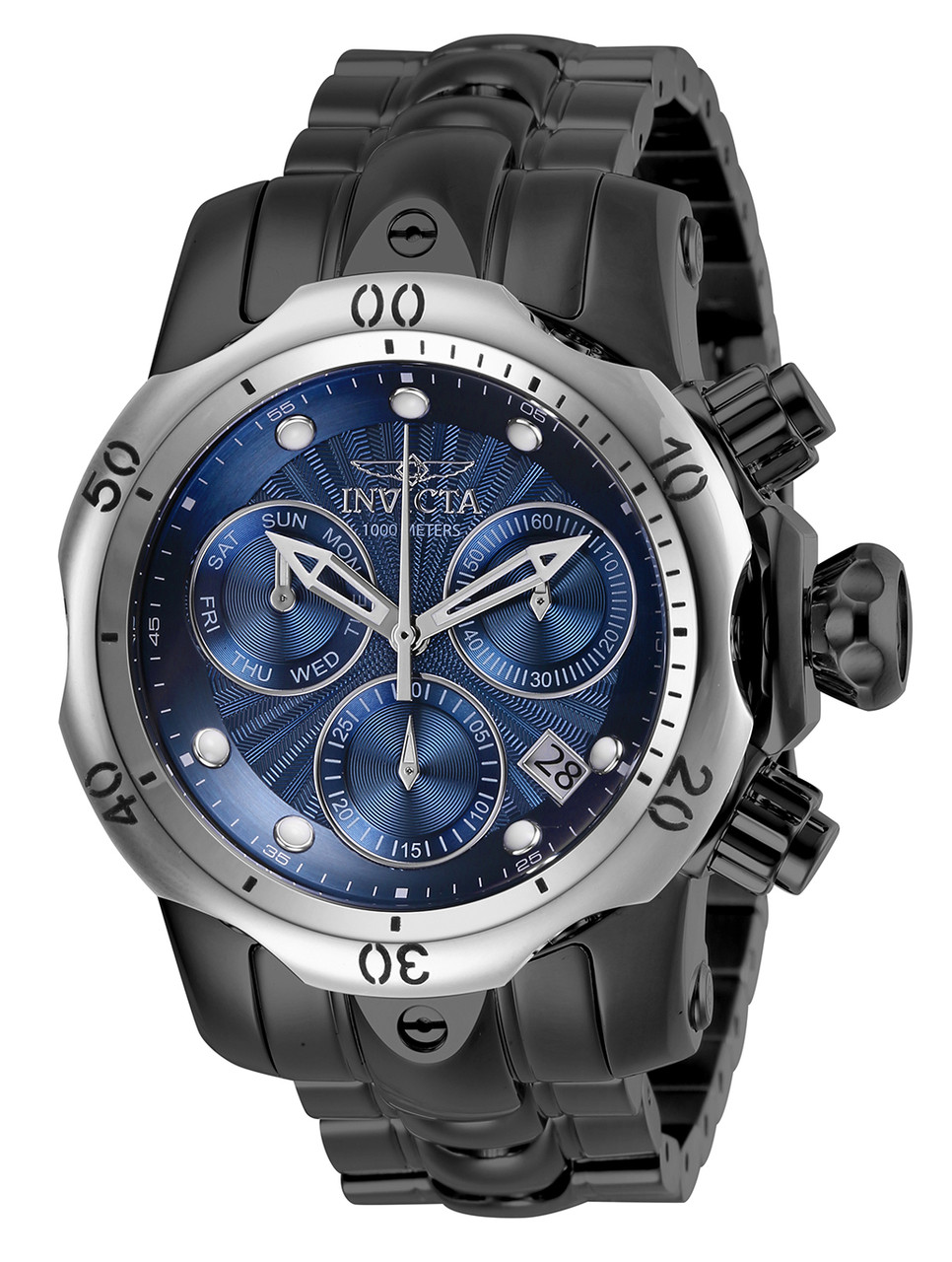 Invicta Boy 13907 Venom Quartz Chronograph Blue Dial Watch - AllGlitters