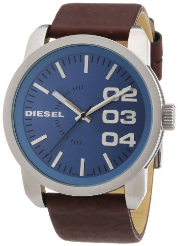 Diesel Double Down White Rubber Men's Watch DZ1436