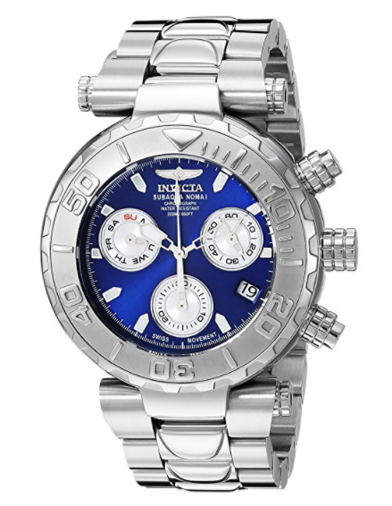 Invicta Men's 25796 Subaqua Quartz Chronograph Blue Dial Watch