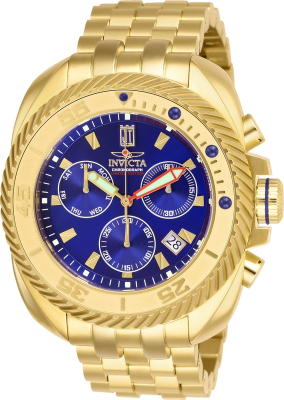 Invicta Men's 26421 Jason Taylor Quartz Chronograph Blue Dial Watch ...