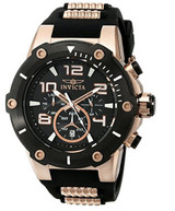 Invicta Men's 17203 AVIATOR Stainless Steel and 18k Rose Gold Ion ...