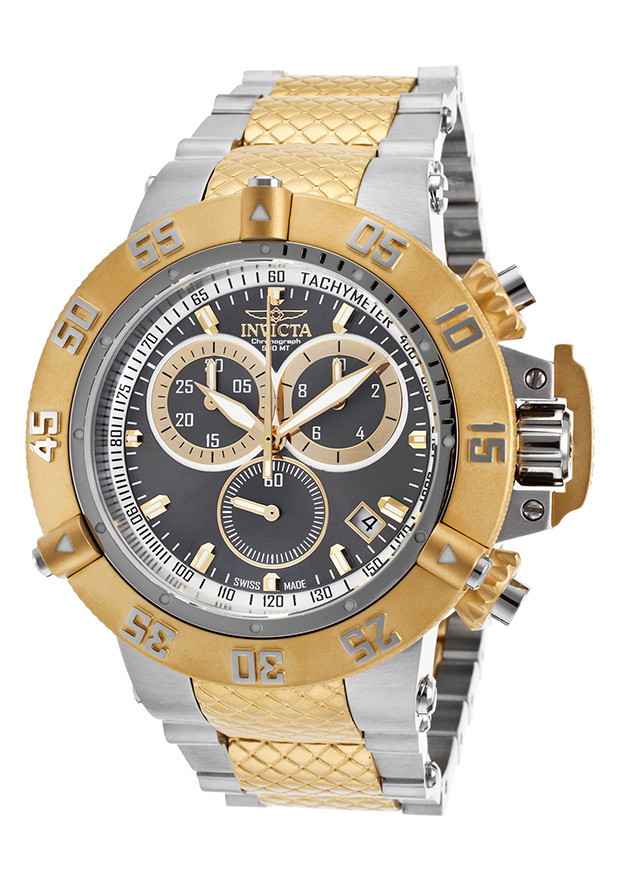 Invicta Men's 26782 DC Comics Quartz Chronograph Gunmetal, Green Dial Watch