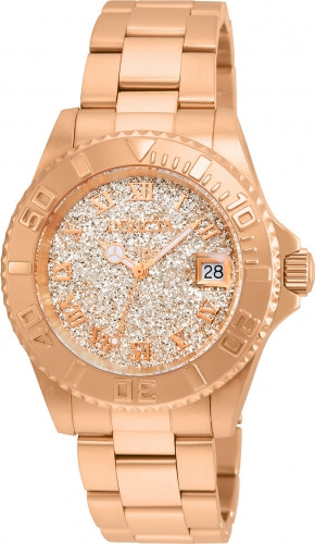 Invicta Women's 26767 Angel Quartz 2 Hand Rose Gold Dial Watch