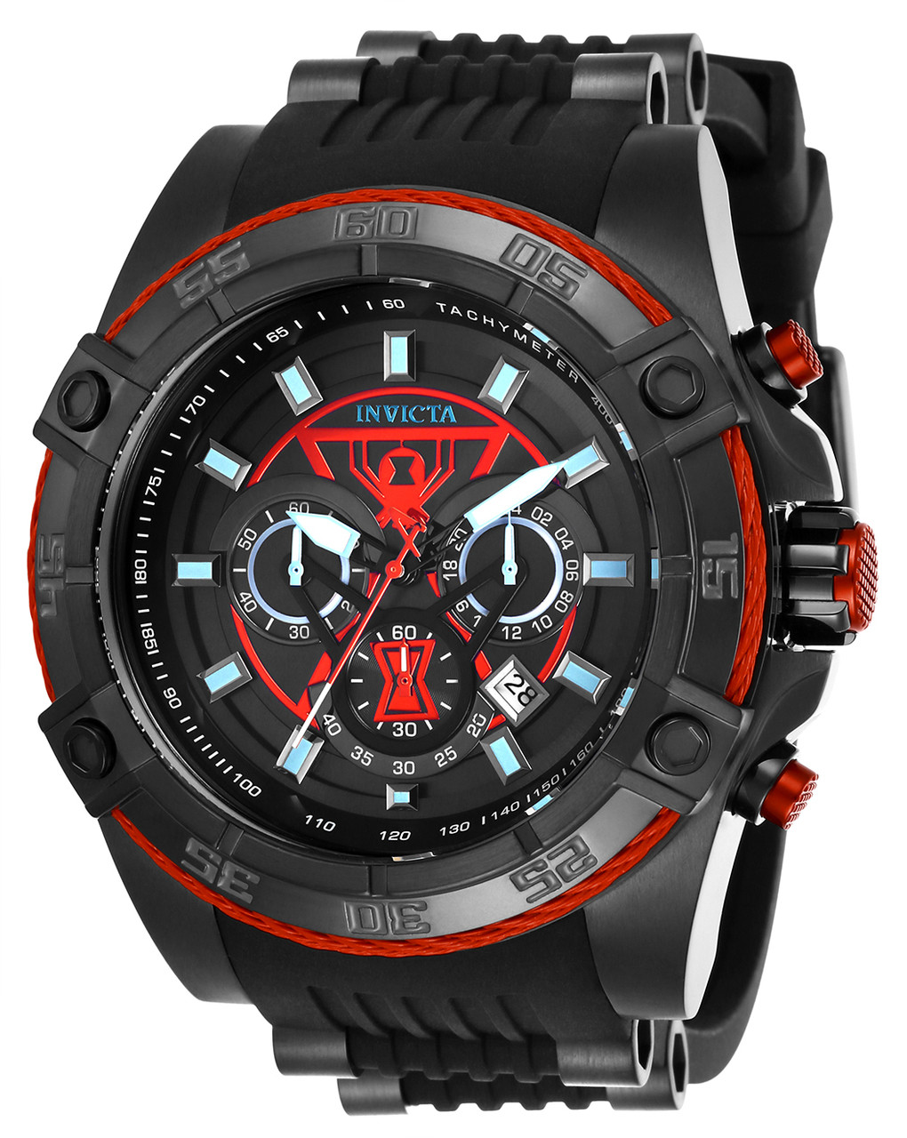 Invicta Men's 26782 DC Comics Quartz Chronograph Gunmetal, Green Dial Watch