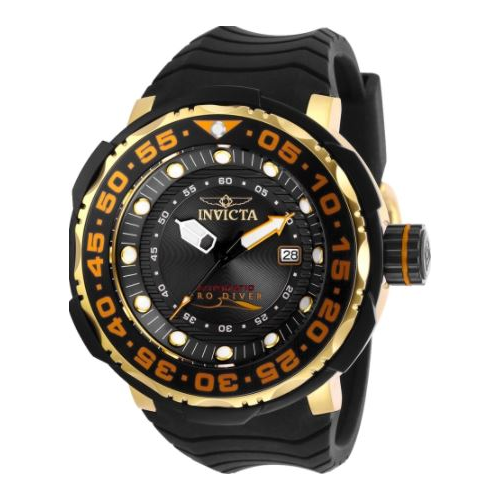 Invicta Men's 26490 Pro Diver Automatic 3 Hand Black Dial Watch