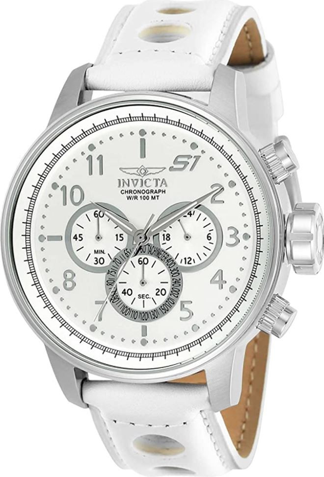 Invicta Men's 26393 S1 Rally Quartz Chronograph Red, White Dial Watch