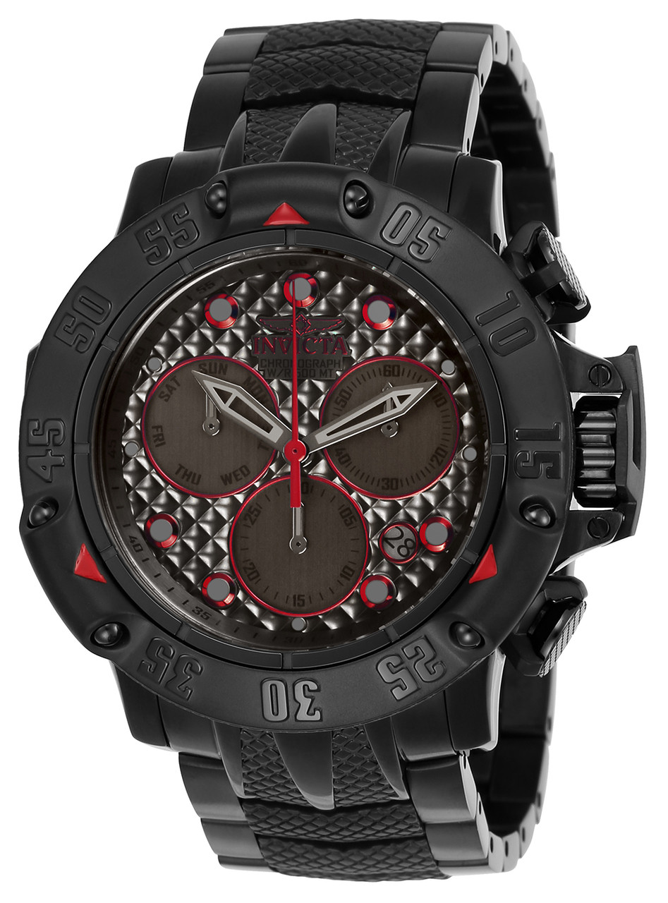 Invicta Men's 27683 Subaqua Quartz Chronograph Gunmetal, Gold Dial ...