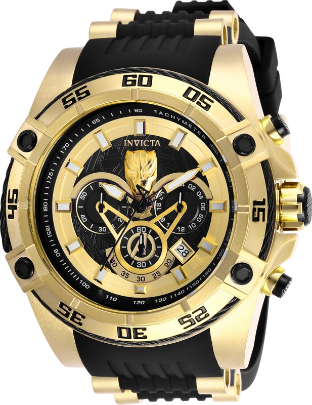 Invicta Men's 26809 Marvel Quartz Multifunction Purple Dial Watch