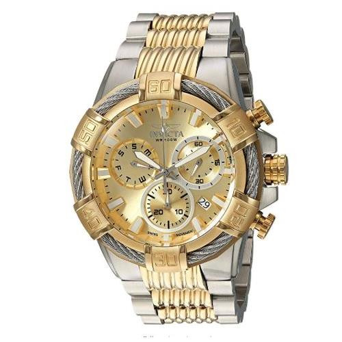 Invicta Men's Bolt Quartz Watch with Stainless-Steel Strap, Silver, 16 ...