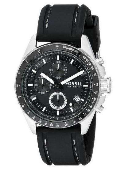 Fossil Men's CH2573 Decker Stainless Steel Chronograph Watch With Black ...