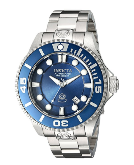 Invicta Men's 30291 Pro Diver Automatic 3 Hand Metallic Blue Dial Watch ...