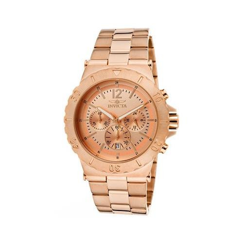 Invicta Men's 17203 AVIATOR Stainless Steel and 18k Rose Gold Ion ...