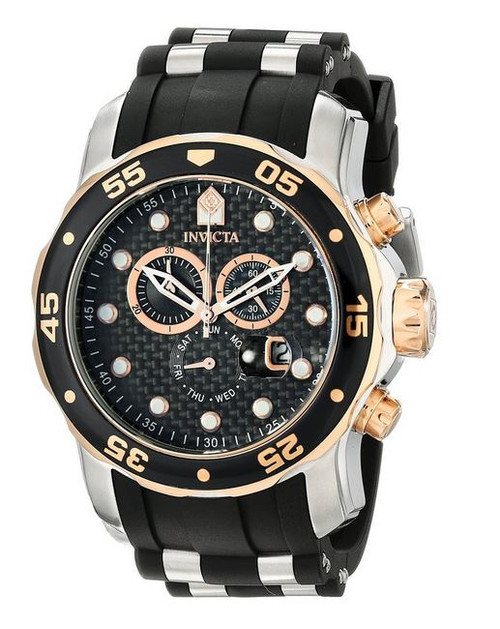 Invicta Men's 17877 Pro Diver Analog Display Swiss Quartz Black Watch