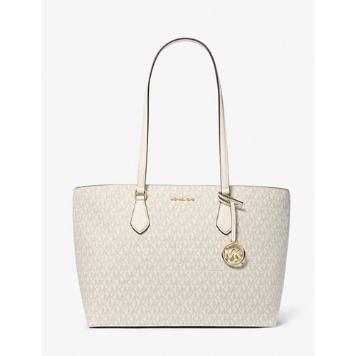 Michael Kors Bag Handbag Sheila Large Mf Tote Bag (Lt Cream Multi ...