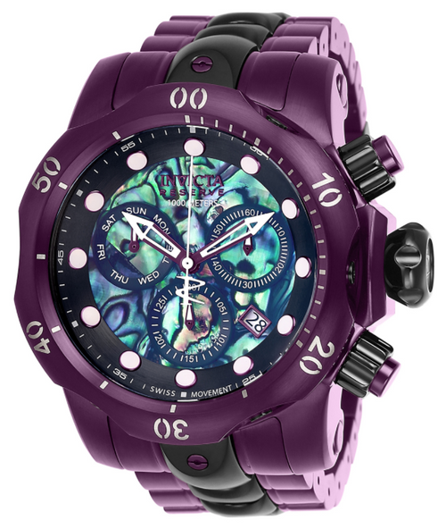 Invicta Men's 25917 Reserve Quartz Chronograph Blue, Green Dial Watch