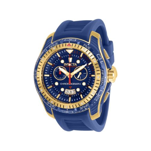 Invicta Men's 29573 Hydromax Quartz 3 Hand Blue Dial Watch - AllGlitters