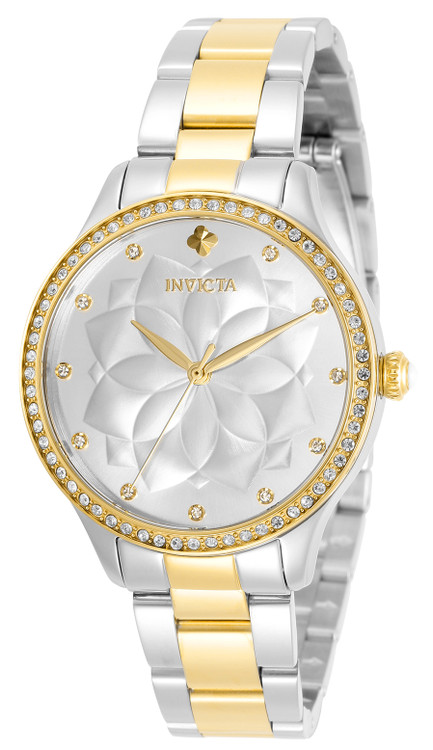 Invicta Women's 30718 Wildflower Quartz 3 Hand White Dial Watch ...