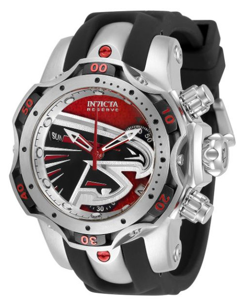 Invicta Women's 33094 NFL Atlanta Falcons Quartz 3 Hand Antique Silver ...